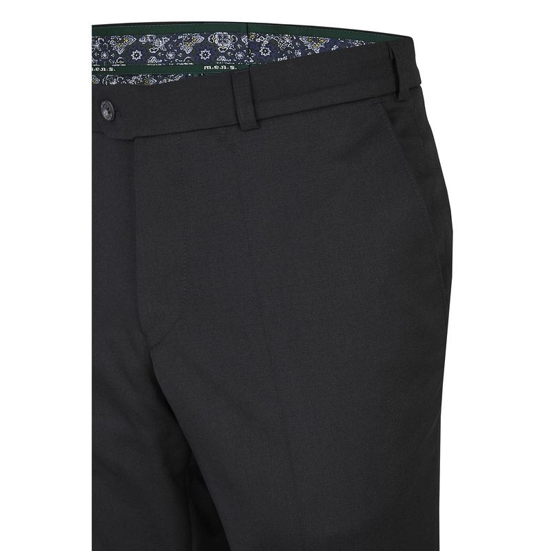 Pantalon laine fine noir MENS 2601 Madison - Homm & Gars